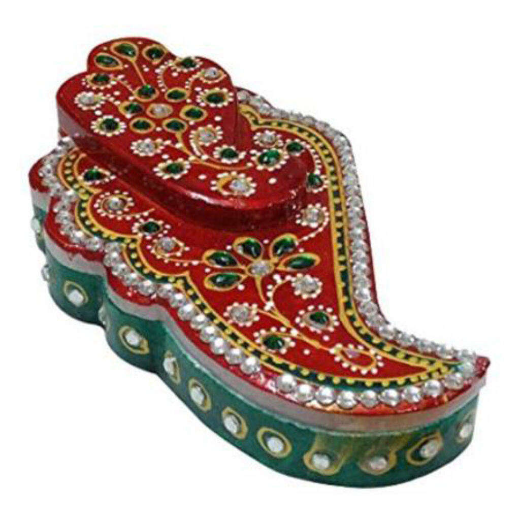 Aarti thali :Marble Pooja Thali Set with Roli Rice Pack - Craftam