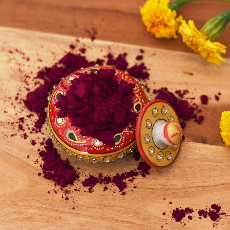 CRAFTAM Round Lakh Sindoor Boxes, Kumkum Box Bharani Wedding Return ...