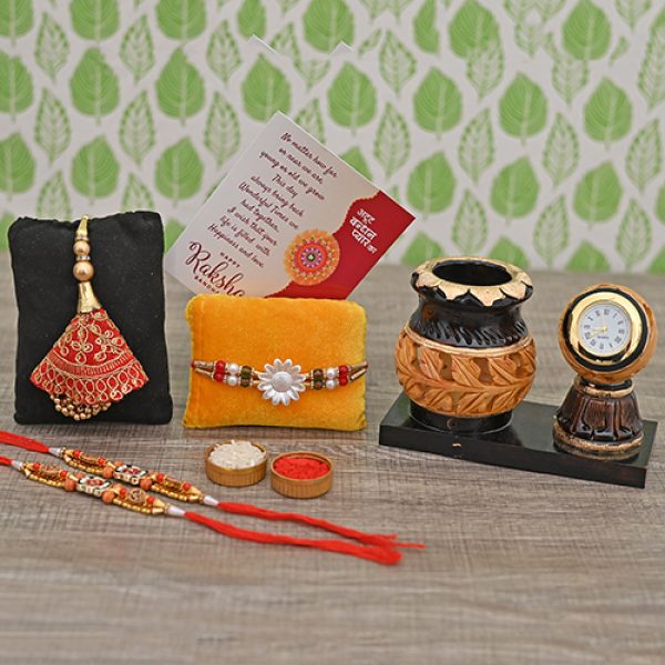 Raksha Bandhan Gift, Greeting , Roli Rice Pack ! Rs. 249 Free Shipping