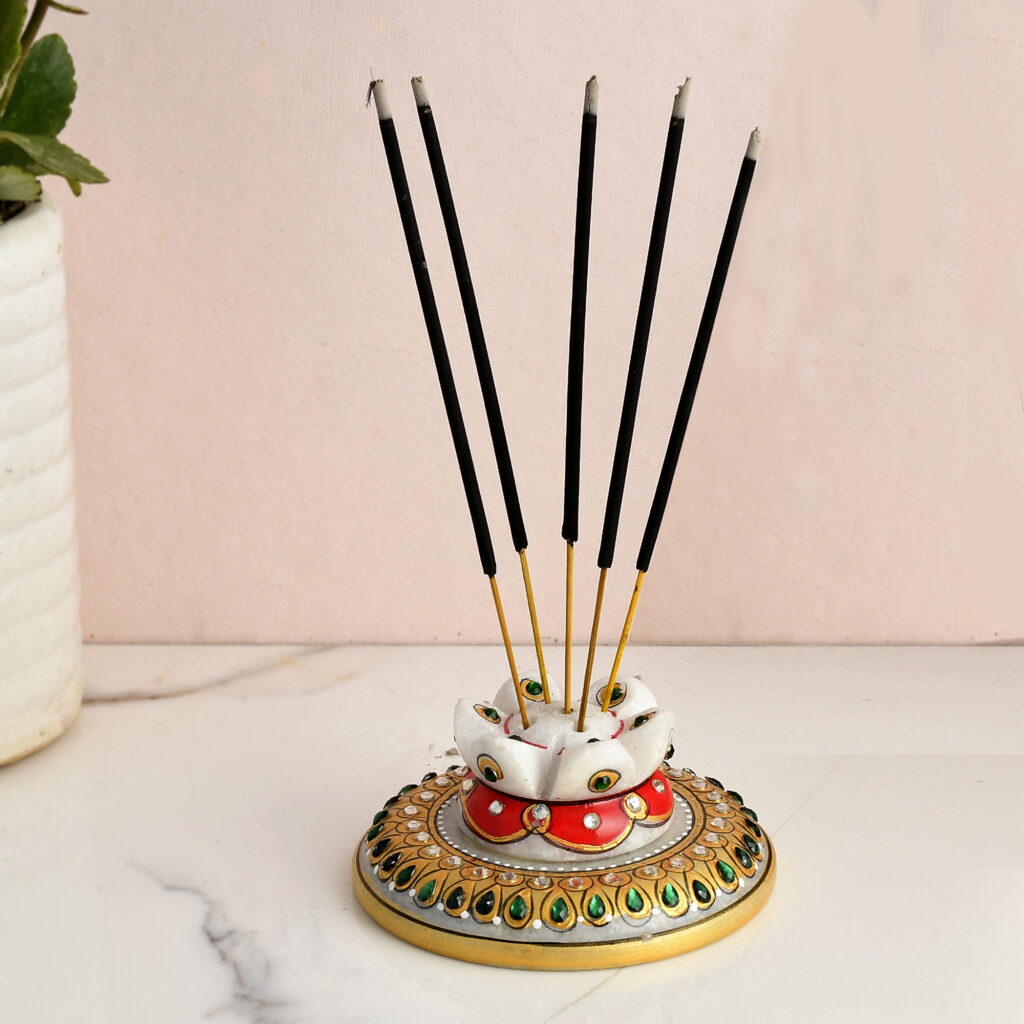 Buy Agarbatti Stand, Incense Stick Holder for Home Pooja Temple